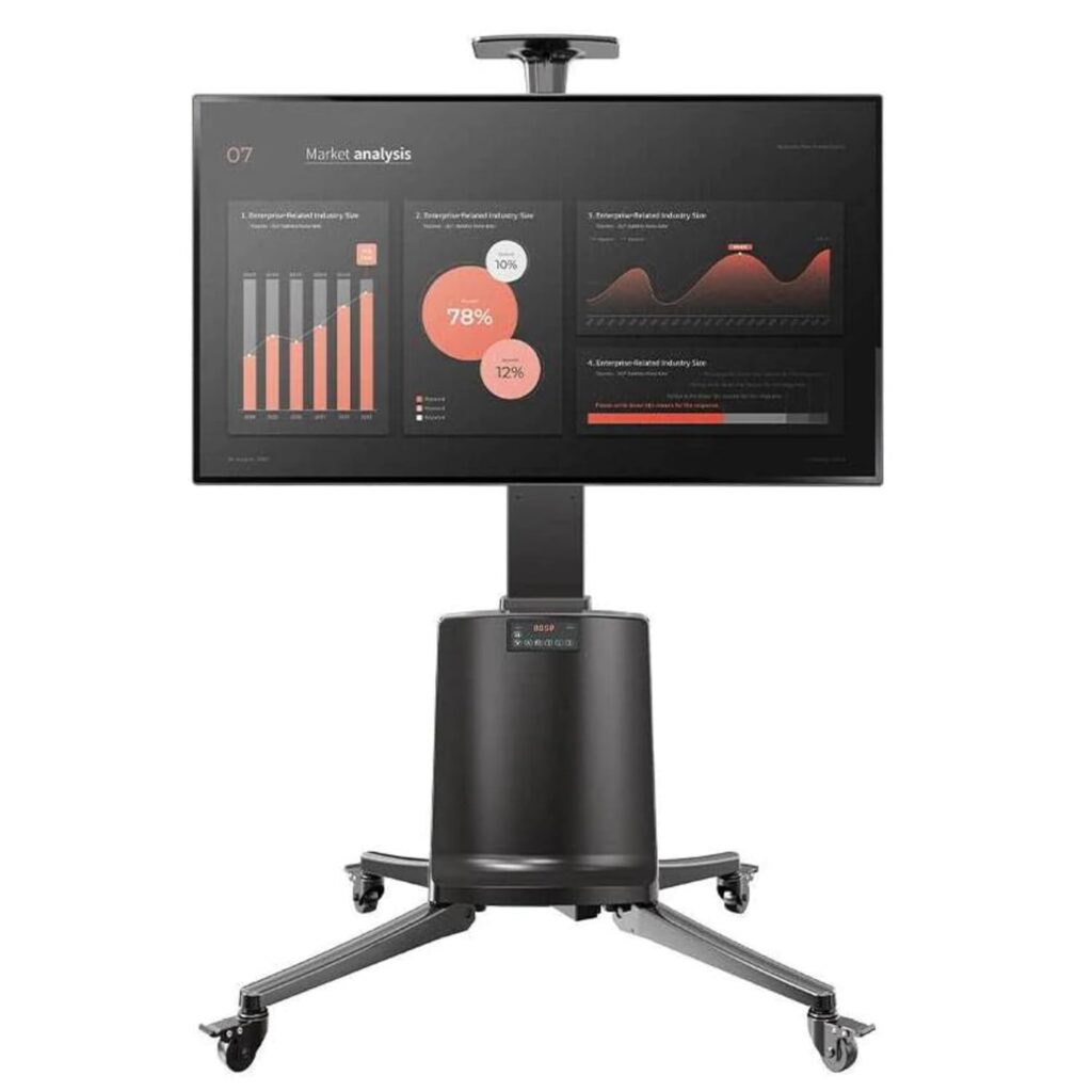 Audiovan Motorised 42-85 inch TV Cart Motorized Screen Lift TV LED LCD ...